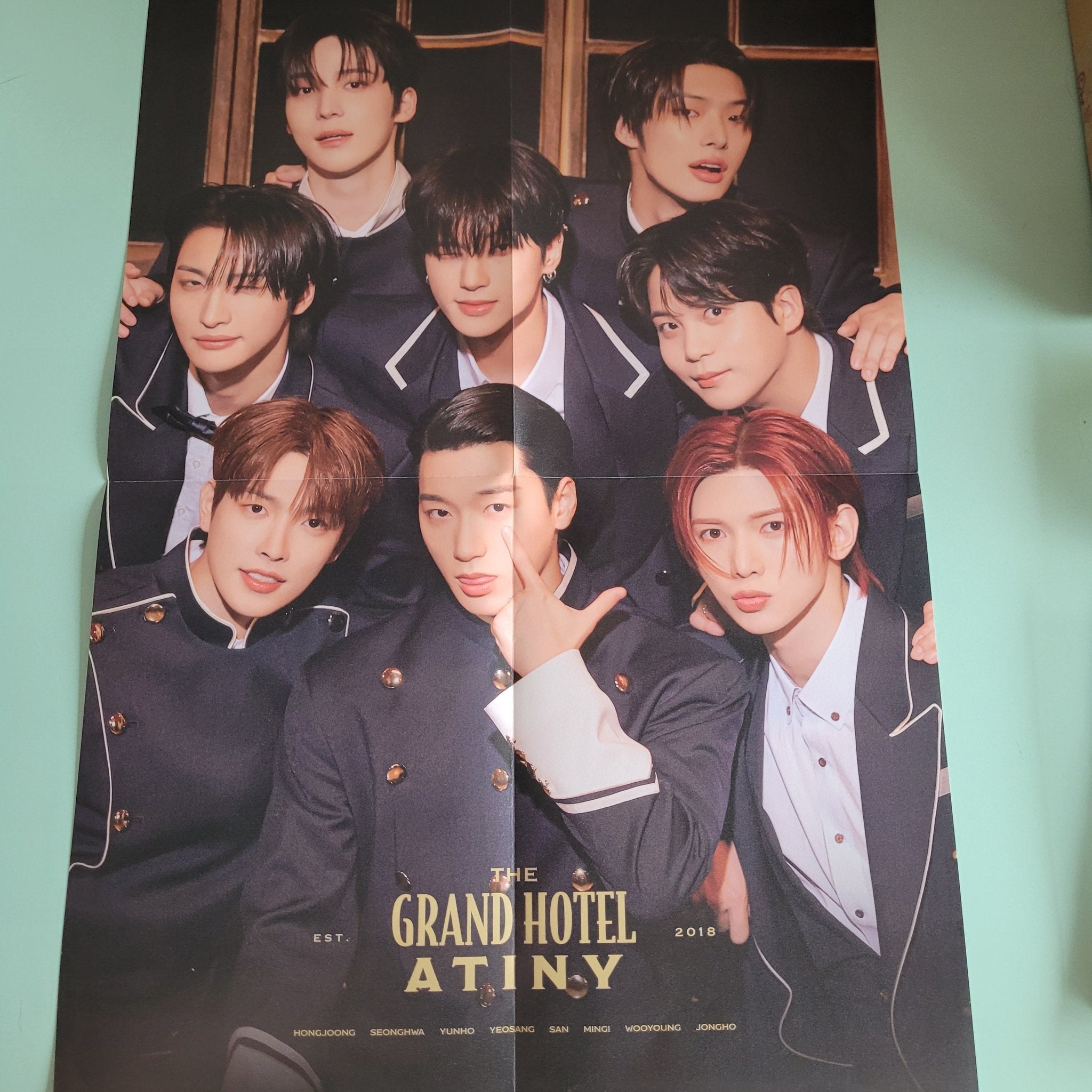Ateez - The Grand Hotel ATINY Fan Kit: A1 Poster - KPop Idol