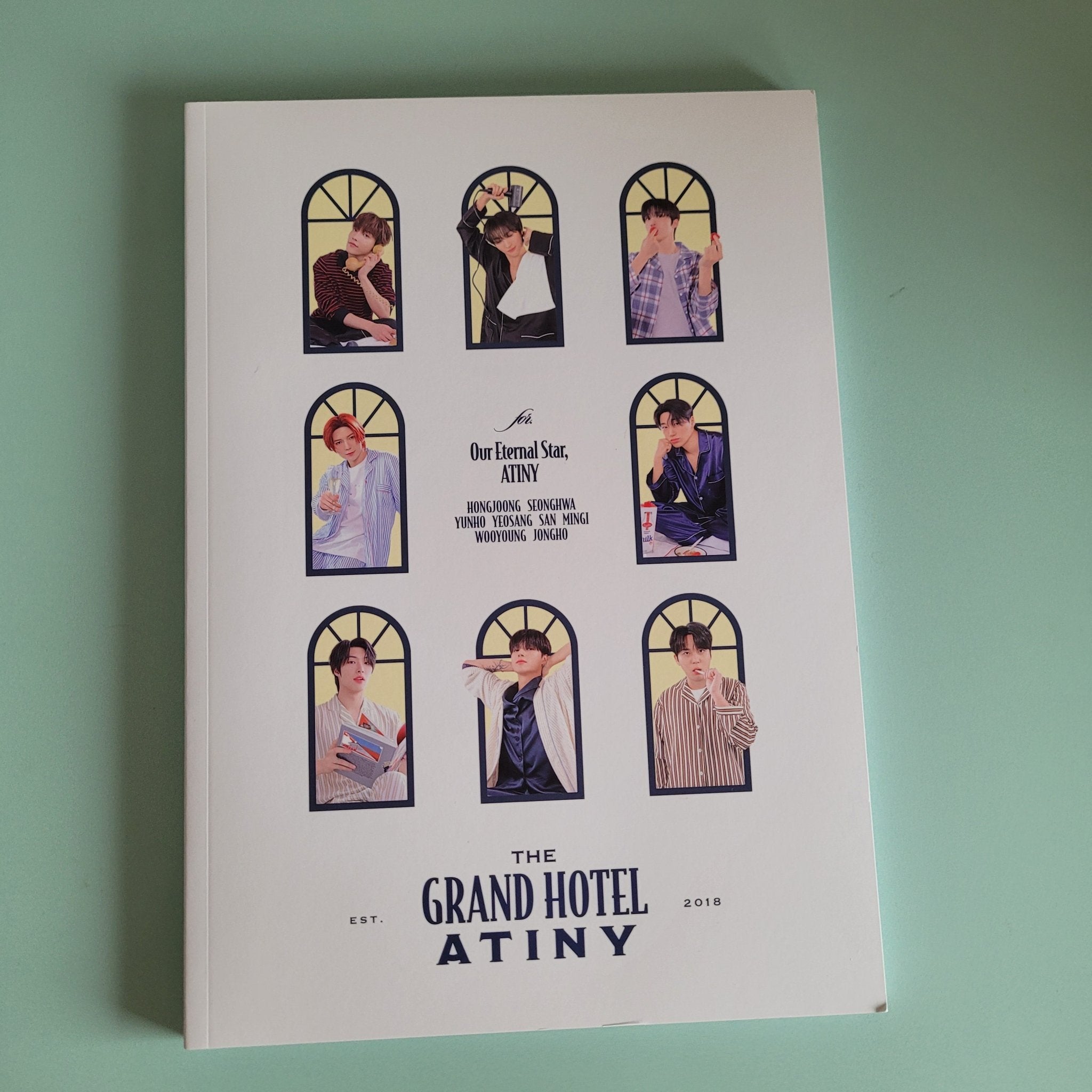 Ateez - The Grand Hotel ATINY Fan Kit: Photobook - KPop Idol