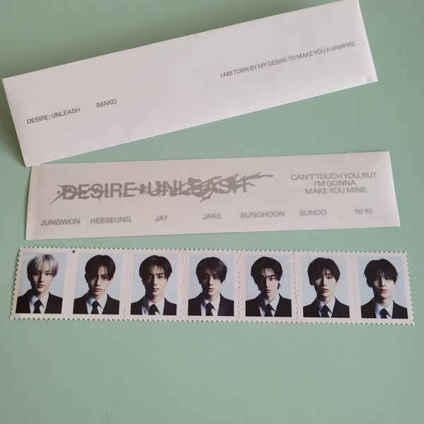 Enhypen - Desire:Unleash Sticker and Stamp Set - Make Version - KPop Idol