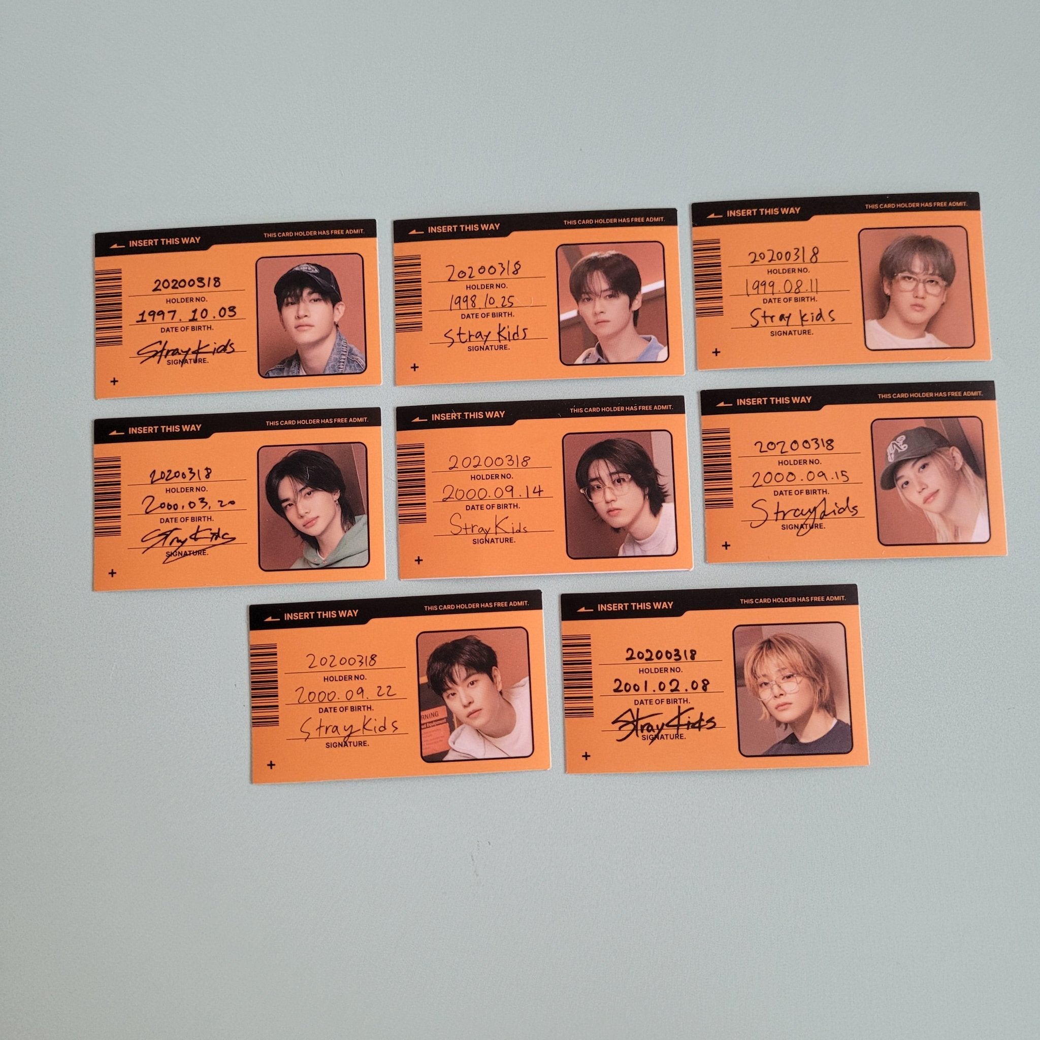 Stray Kids Japan Season's Greetings Your Hero ID Photo Sticker (member ...
