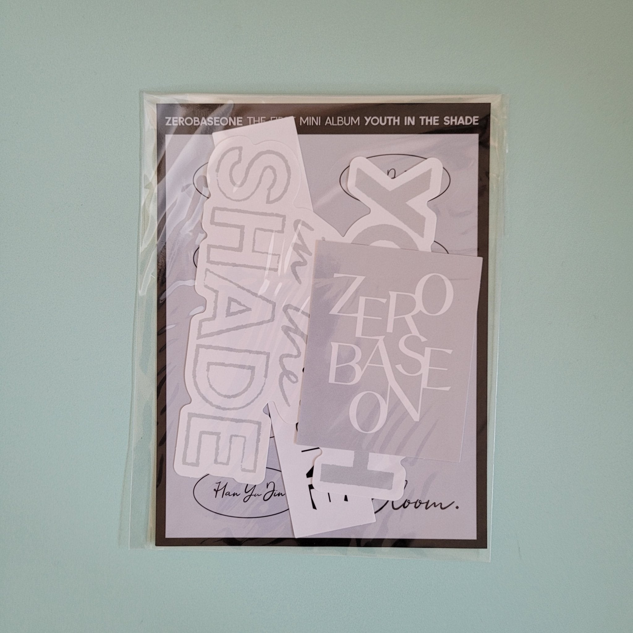 Zerobaseone Album Stickers - Youth in the Shade – KPop Idol